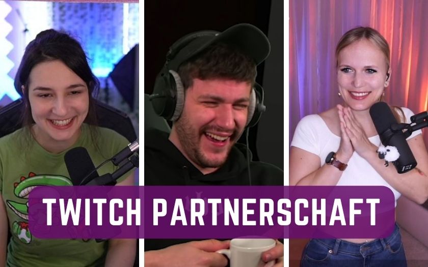 Twitch Partnerschaft News zu Sterzik, Haselnuuuss und JasminBeckMusic