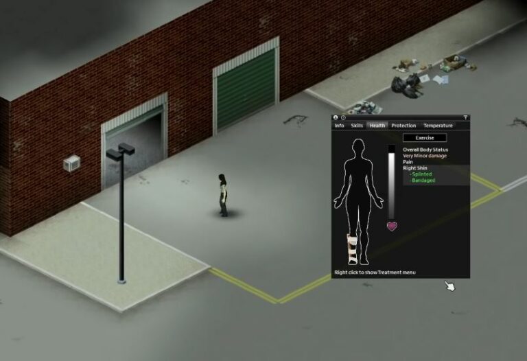 Project Zomboid Erste-Hilfe Guide: So heilst du deinen Spielcharakter
