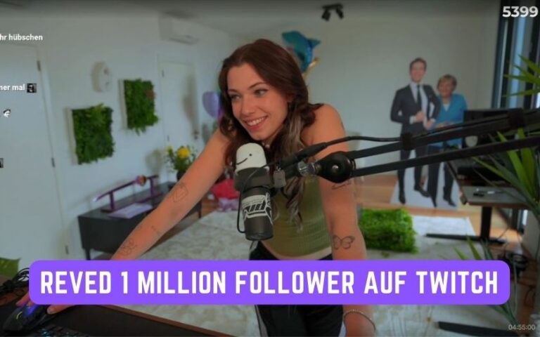 Reved 1 Million Follower als erste deutsche Streamerin geknackt